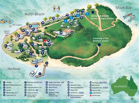 Остров Херон Heron Island Квинсленд Queensland Австралия Australia