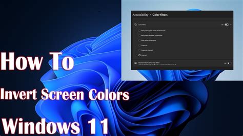 Title How To Invert Colors On Windows With Shortcut Easy Step By