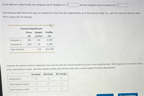 Solved Assume That Two Companies A And B Are Duopolists Chegg