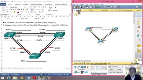 21210 Lab Building A Switched Network With Redundant Links Youtube
