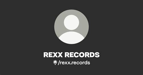 Rexx Records Instagram Linktree Rexx Records Instagram Linktree