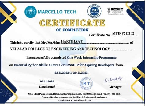 Harithaa Thangaraju On Linkedin Pythoninternship Developerjourney