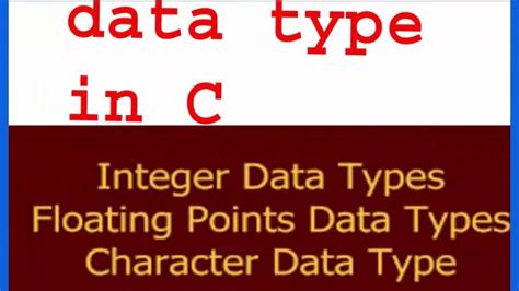 Class Thirddatatypes In Cdatatypes In C Languagewhat Is Datatypes In Cdata Types In C C