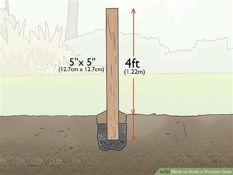 How To Build A Wooden Gate 13 Steps With Pictures WikiHow