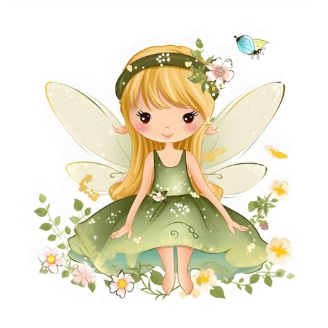 Premium Ai Image Sweet Sparkling Pixie