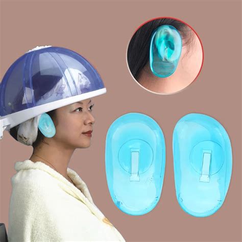 1pair Hairdressing Silicone Ear Cover Ear Protection Hair Dye Shield