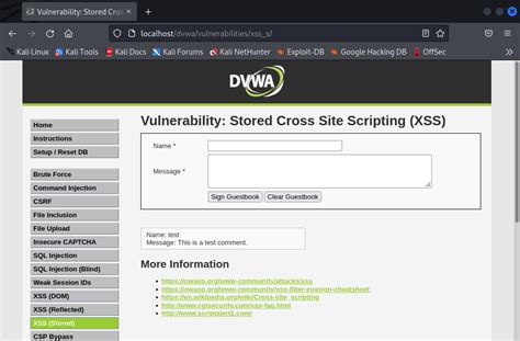 Xss Persistente En Dvwa Keepcoding Bootcamps