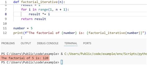 Factorial Of A Number In Python