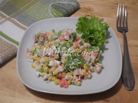 Салат Нежность с крабовыми палочками Рецепт Салаты Национальная еда Крабовые палочки