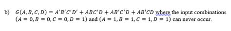 Solved Draw A Logic Circuit That Uses Only Nand Gates To Implement A Fully Reduced Sum Of