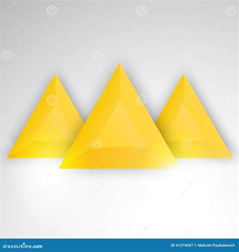 Vector Abstract Triangles Template Object Web Stock Vector