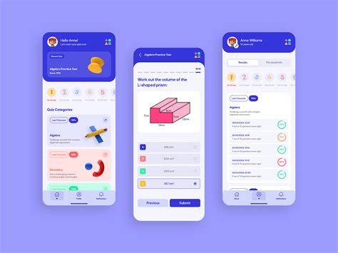 Math Quiz App By Genovefa Chatzimenoikou On Dribbble