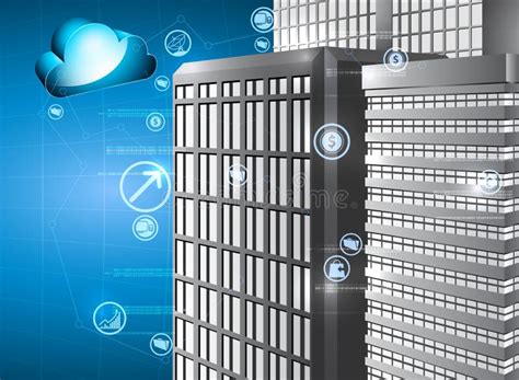 Cloud Computing Connection Stock Illustration Illustration Of Connection 42439654