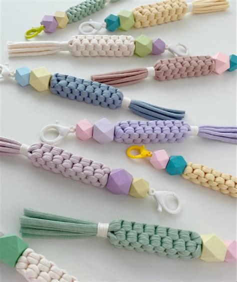 Diy Tutorial Macrame Key Chain Crown Knot Llaveros Manualidades Llaveros Trapillo Llavero