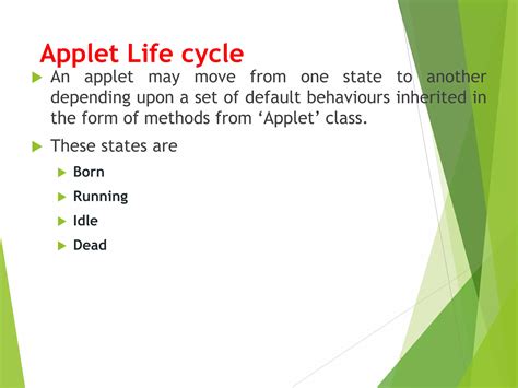 applets in java pptx