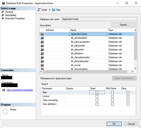 Sql Server Cant Grant Alter Permission On Database Role Stack