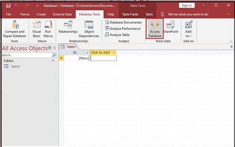 How To Split Microsoft Access Database