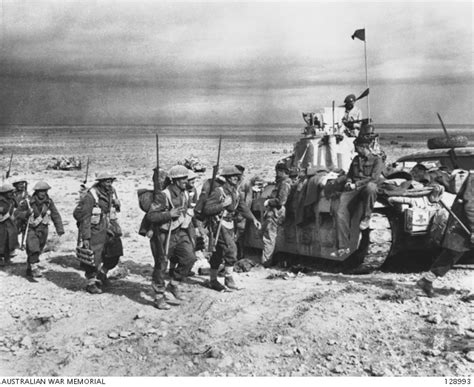 Operation Crusader Libya 27 November 1941 Troops Of 19th Battalion 2nd New Zealand Division