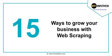 Top 15 Ways To Grow Your Business With Web Scraping Sem Crowd