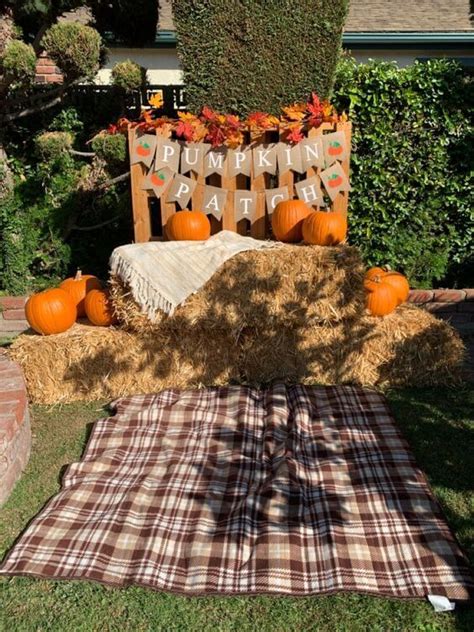 Create Your Own Pumpkin Patch Fall Farm Decor Outside Home Pumpkin