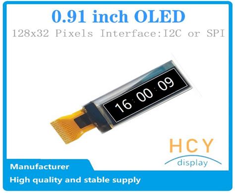 0 91 Inch Mini Oled Module With 128x32 Resolution For Use In Handheld
