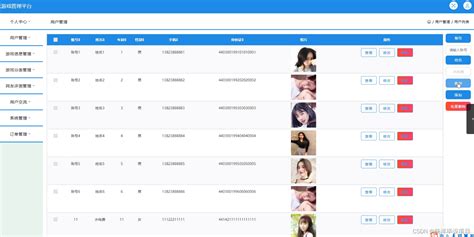 游戏管理平台 jsp java springmvc mysql mybatis csdn博客