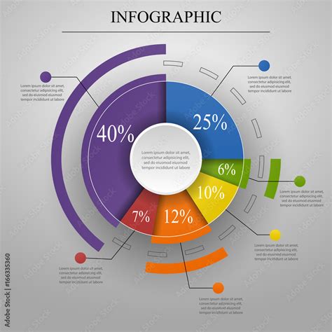 Business Pie Chart Infographic Stock Vector Adobe Stock