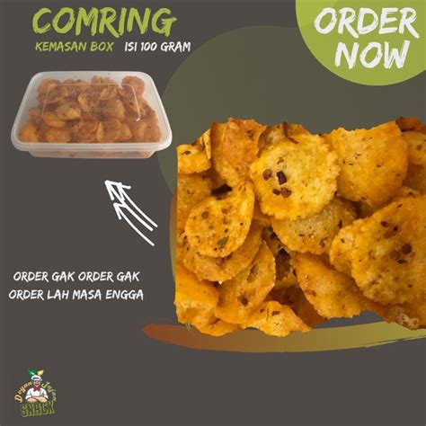 Jual Comring Makanan Ringan Cemilan Enak Gurih Kemasan Box