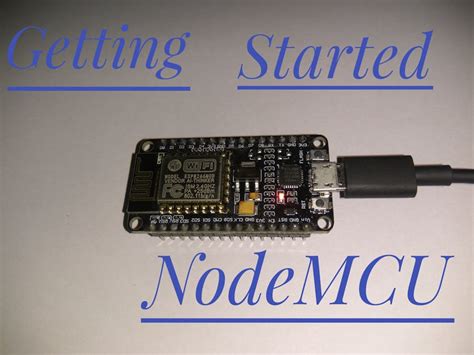 getting started with nodemcu esp8266