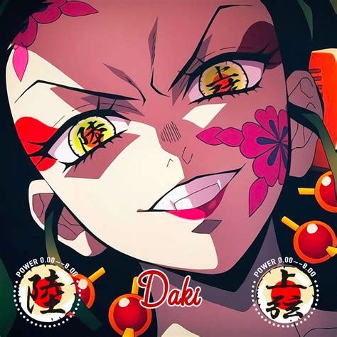 Demon Slayer Daki Halloween Contacts No Vision Colored Contacts