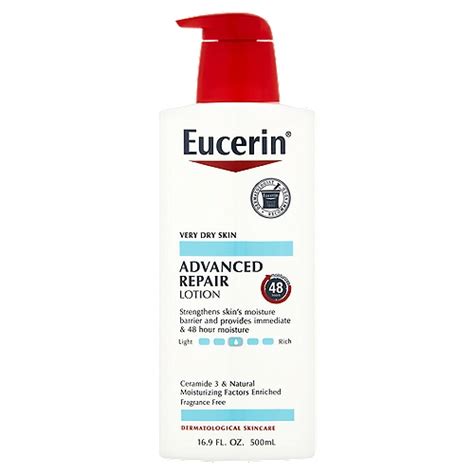 Eucerin Very Dry Skin Advanced Repair Lotion 169 Fl Oz Fairway