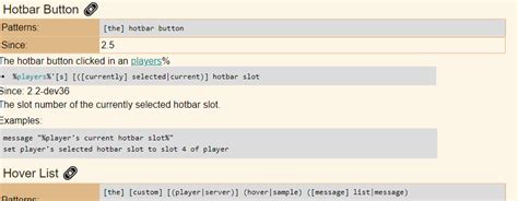 Hotbar Slot Broken In Docs · Issue 3040 · Skriptlangskript · Github