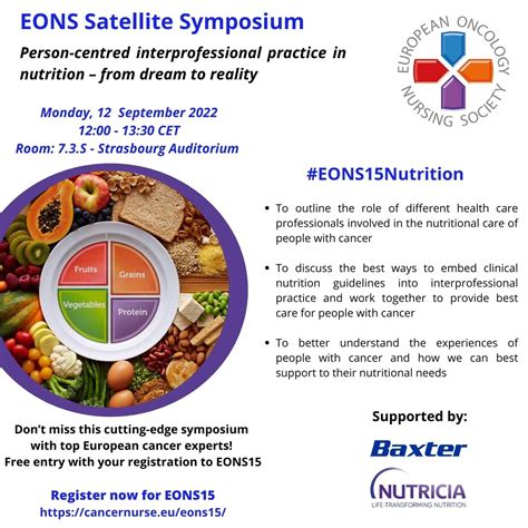 Join The Eons Symposium Proudly Supported By Nutricia