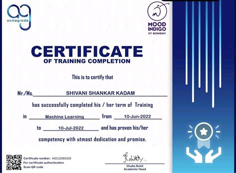 Shivani Kadam On Linkedin Internship Acmegrade Internship2022