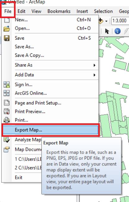 روش خروجی گرفتن از نقشه در Arcgis گروه شهرسازی و معماری فیدار Fidargroups