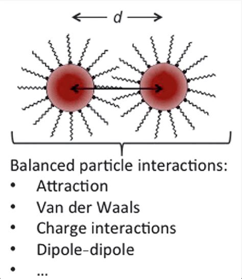 Interparticle Separation And Interactions Through Balanced Forces Download Scientific Diagram