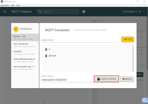 Mqtt Explorer Is Unable To Verify The First Certificate Nordic Qanda