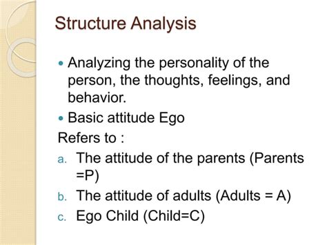 Transactional Analysis Pptx Science