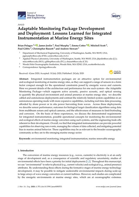 Pdf Adaptable Monitoring Package Development And Deployment Lessons Learned For Integrated