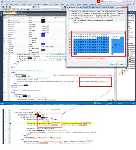 String Twincat 3 Plc Udp Data Frame Is Being Cut From Its Original