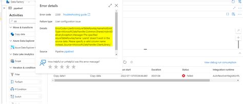 Copy Data From Cosmos Db To Table Storage Fails On Custom Rowkey Stack Overflow
