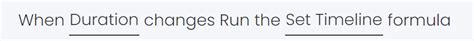 Solved How To Calculate Timeline Values Using Date And Duration