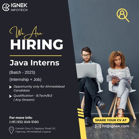 Internship Alert On Linkedin Java Interns Hiringalerts Joinusnow Growingteam Ahmedabadhiring