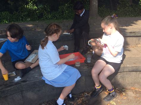 Making Our Modroc Food Sculptures In The Summer Sun St Josephs Catholic Primary Babe