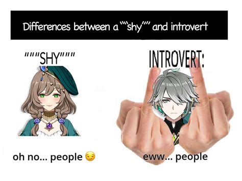 Shy Vs Introvert R AlHaithamMainsE