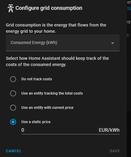 Energy Static Price Only Supports Eur Kwh · Issue 67810 · Home Assistant Core · Github