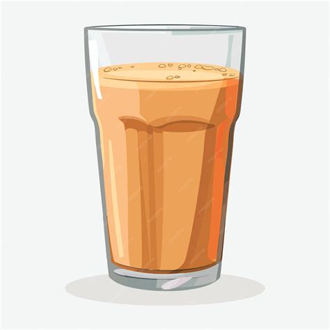 Premium Vector Indian Tea Glass Vector Illustration