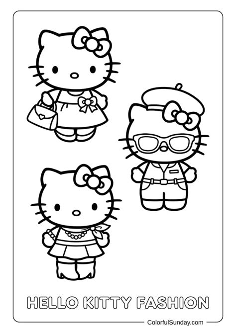 46 Hello Kitty Coloring Pages Free Pdf Printables