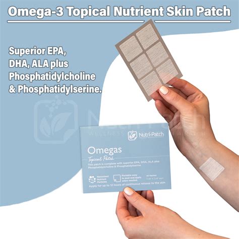 Omega 3 Topical Nutrient Skin Patch A Revolutionary Approach To Inges