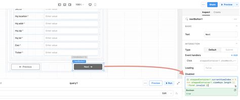 Form Validation In Stepped Container 💬 App Building Retool Forum